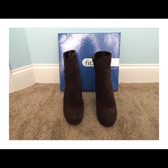 Fitzwell | Shoes | Fitzwell Brown Suede Boots | Poshmark